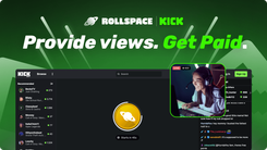 How To Get Paid on Kick Streaming with Crypto | Rollspace